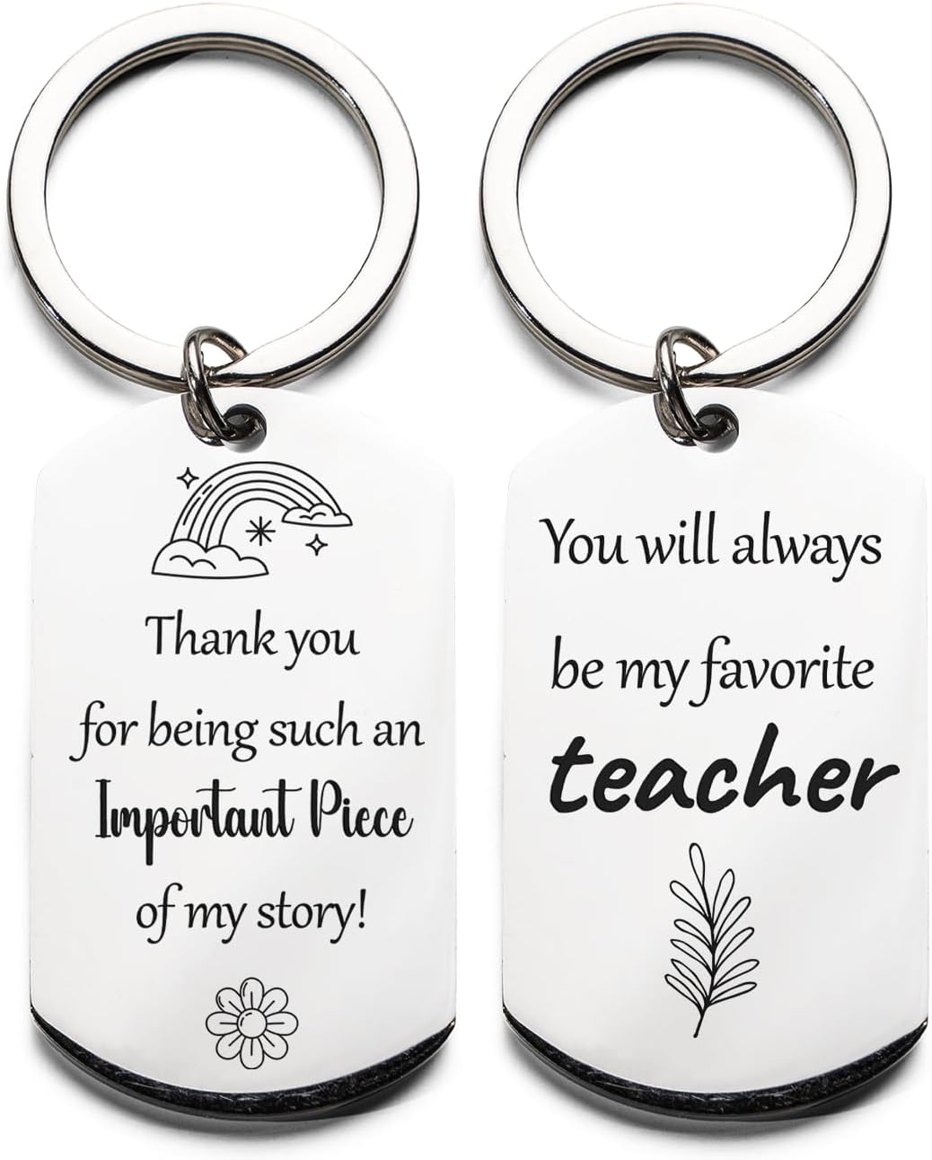Amazon.com: Teacher Keychain Gift from Student – Appreciation Thank You ...