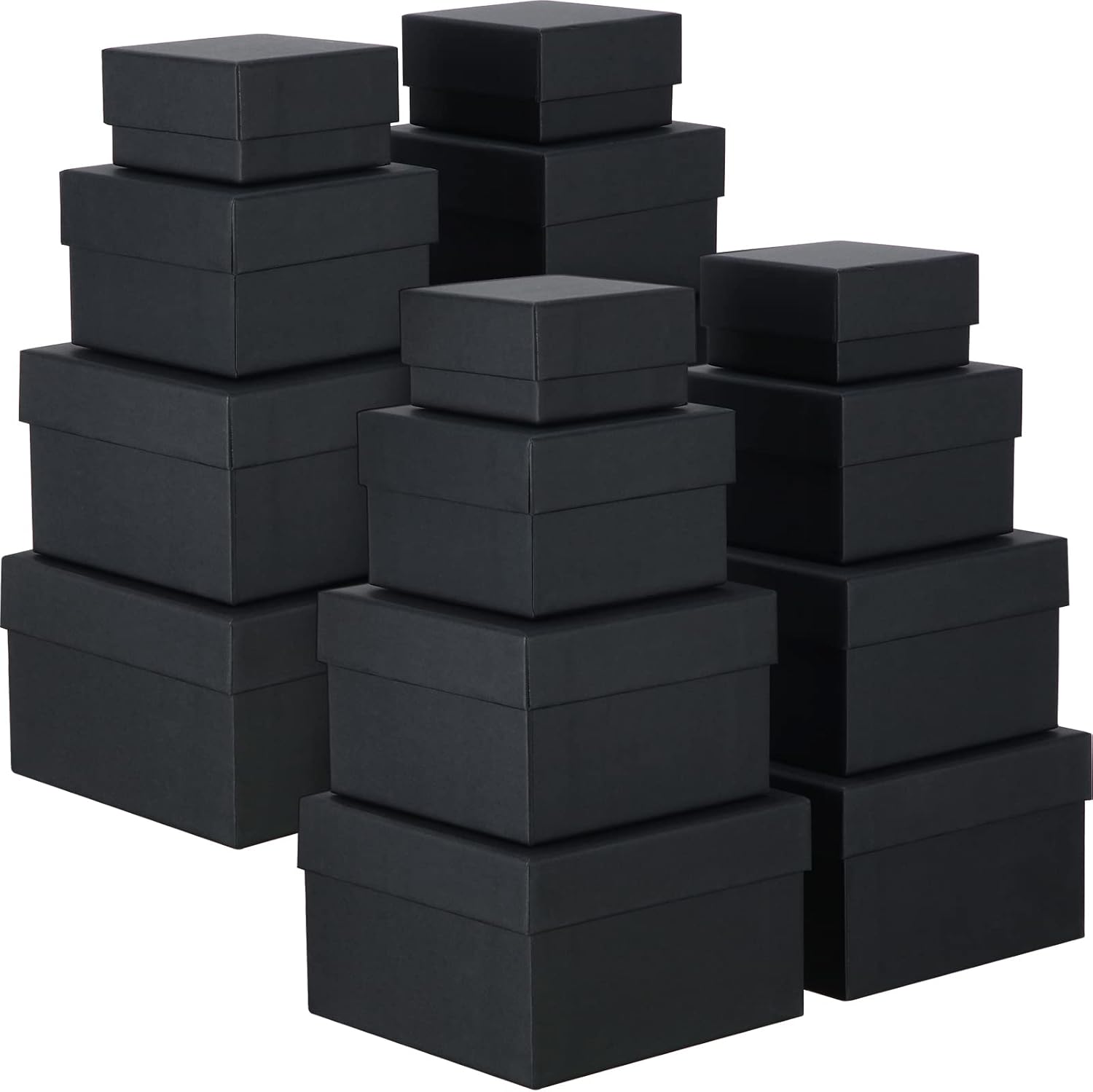 Amazon.com: Yahenda 16 Pack Square Nesting Gift Boxes with Lids 4 ...