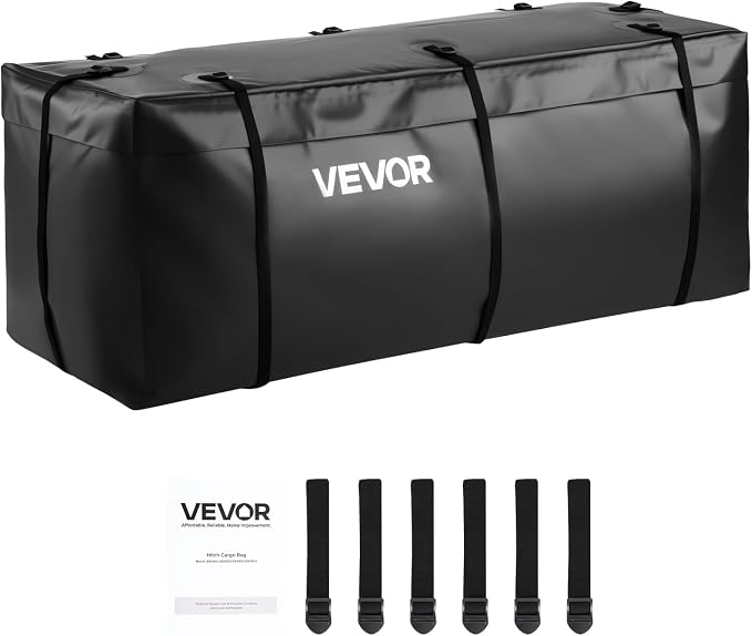 VEVOR Hitch Cargo Carrier Bag, Waterproof 840D PVC, 59.84 x 24.02 x 24. ...
