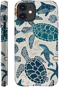 Amazon.com: DAIZAG Case Compatible with for iPhone 12,Sea Turtle Starfish Phone Case for iPhone ...