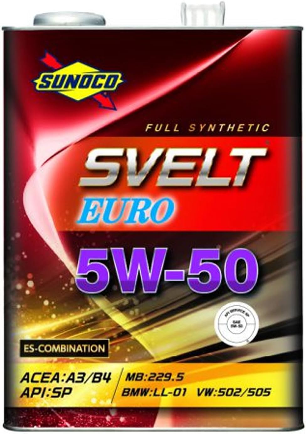Amazon | 日本サン石油(SUNOCO)/SVELT EURO 5W-50 4L 品番：45312-91008-896 | 車用エンジンオイル | 車＆バイク