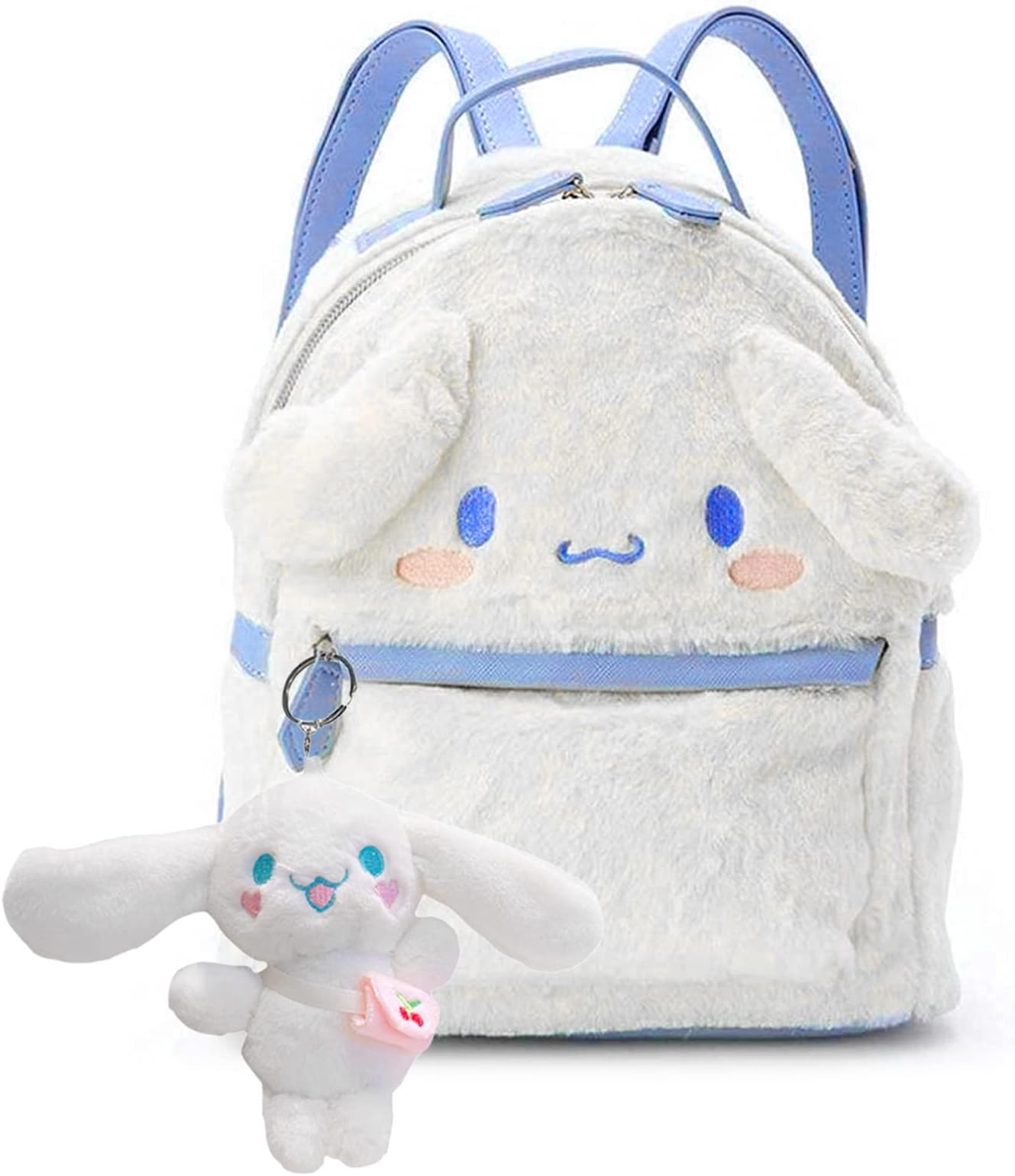 Amazon.com | ROFOLO Cute Cartoon Bag with Plush Pendant Backpack for ...