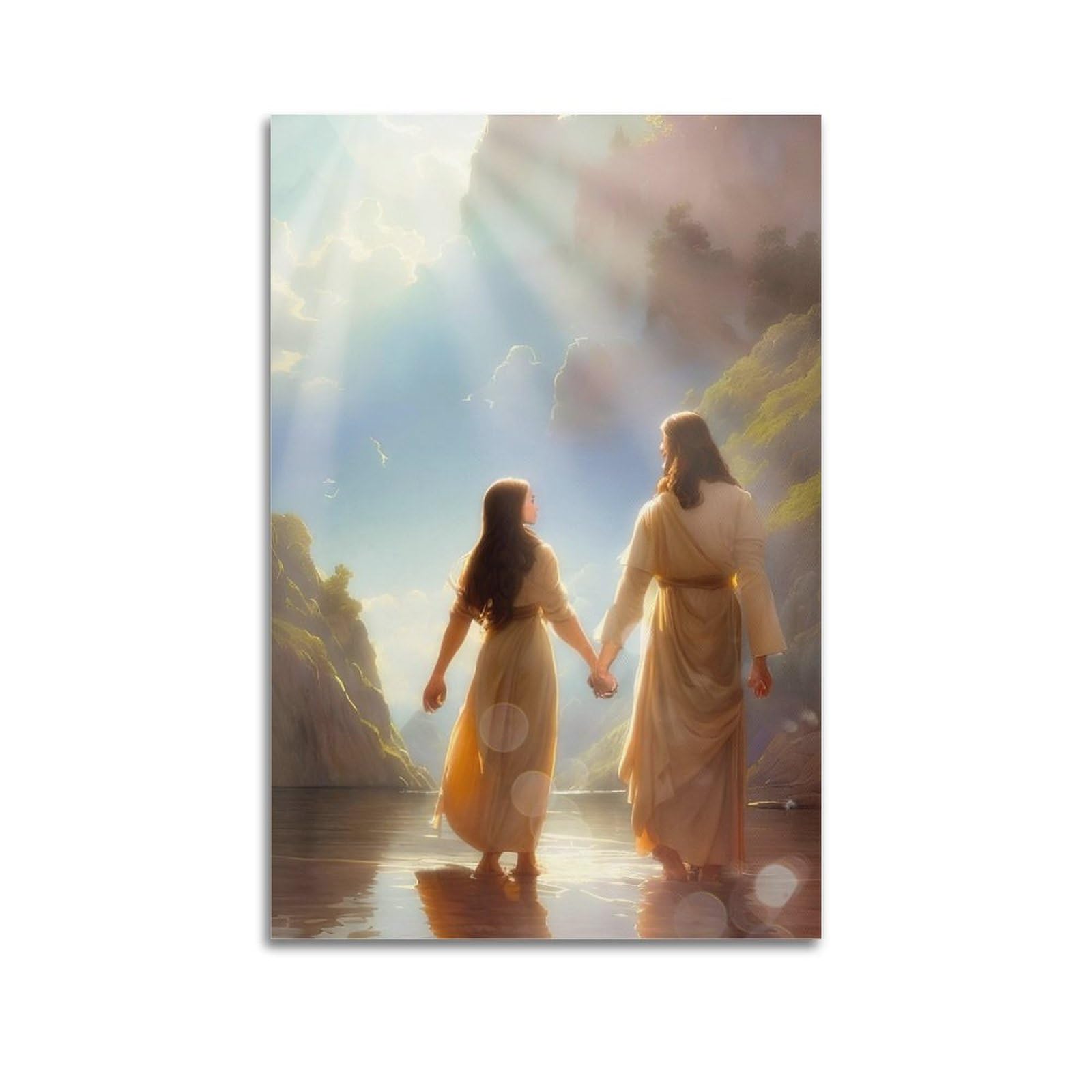 Mujer Caminando Con Jesus