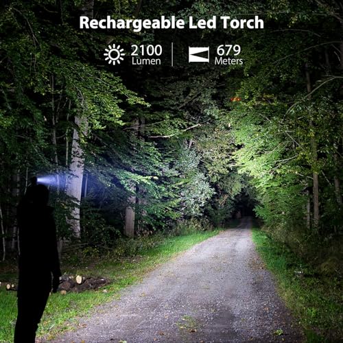 Sofirn IF22A Led Torch, Powerful Thrower Flashlight with 2100 lumens ...