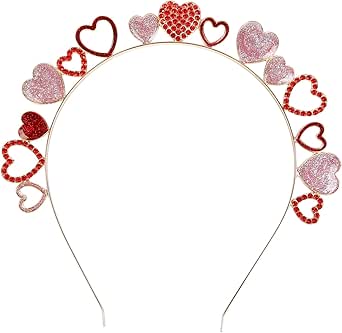 Amazon.com: AIBFRID Valentines Day Headbands for Women Girls Cute ...