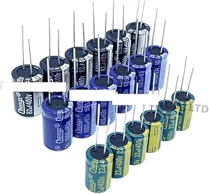 Amazon.com: QZLIBEFUD 15UF 22UF 33UF 47UF 68UF Aluminum Electrolytic Capacitor 16V 25V 50V 63V ...