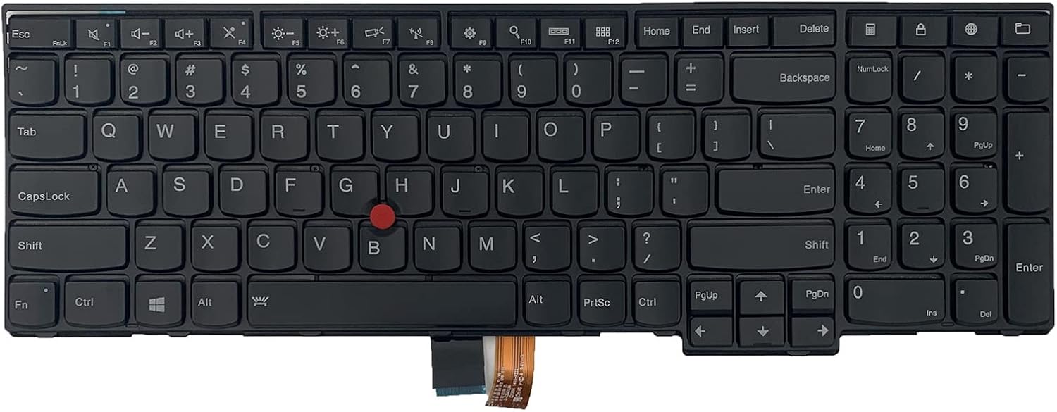 Amazon.com: Tiugochr Laptop Replacement US Layout with Backlight with Pointing Keyboard for ...