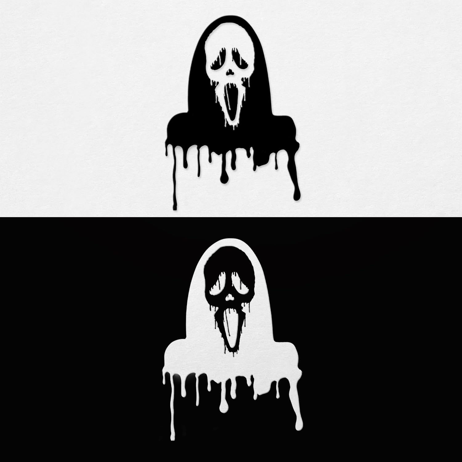 Amazon.com - Pink Ghost Decal – Cute Horror Stickers for Trucks and ...