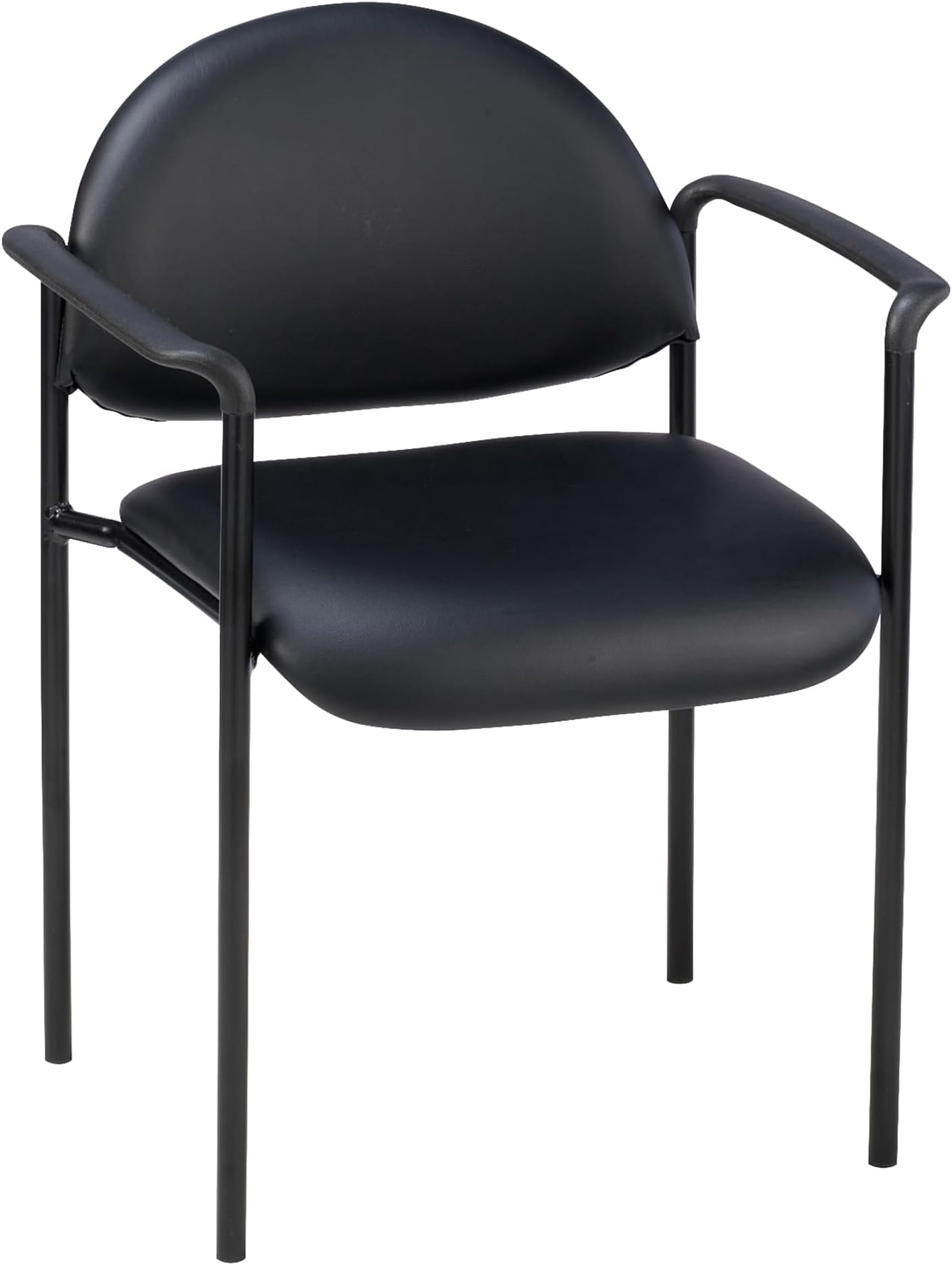 Lorell Reception Guest Chair, 23-3/4 by 23-1/2 by 30-1/2-Inch, Black ...