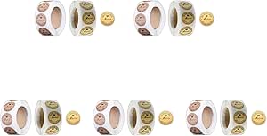 Amazon.com: 500 Pieces French Thank You Stickers Self Adhesive Kraft ...