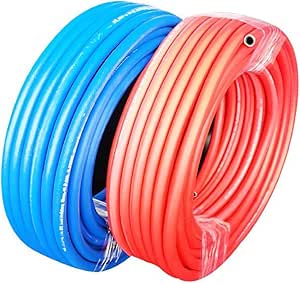 RSBFER 8mm Oxygen Acetylene Twin Welding Hose, Oxy Torch Hose for ...