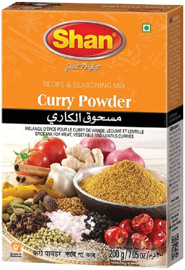 Amazon | Shan Curry Powder Recipe and Seasoning Mix (200g) | SHAN ...