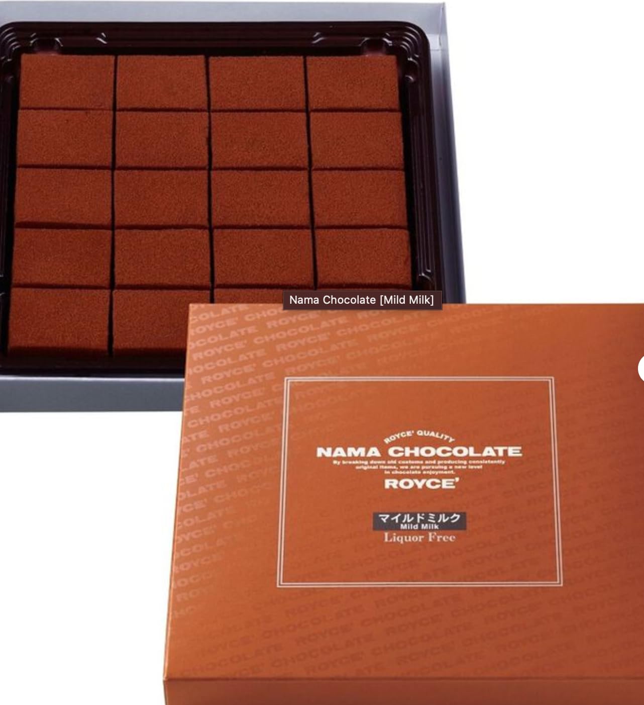 Amazon.com : ROYCE' Nama Chocolate "Mild Cacao" - Infused with Fresh ...