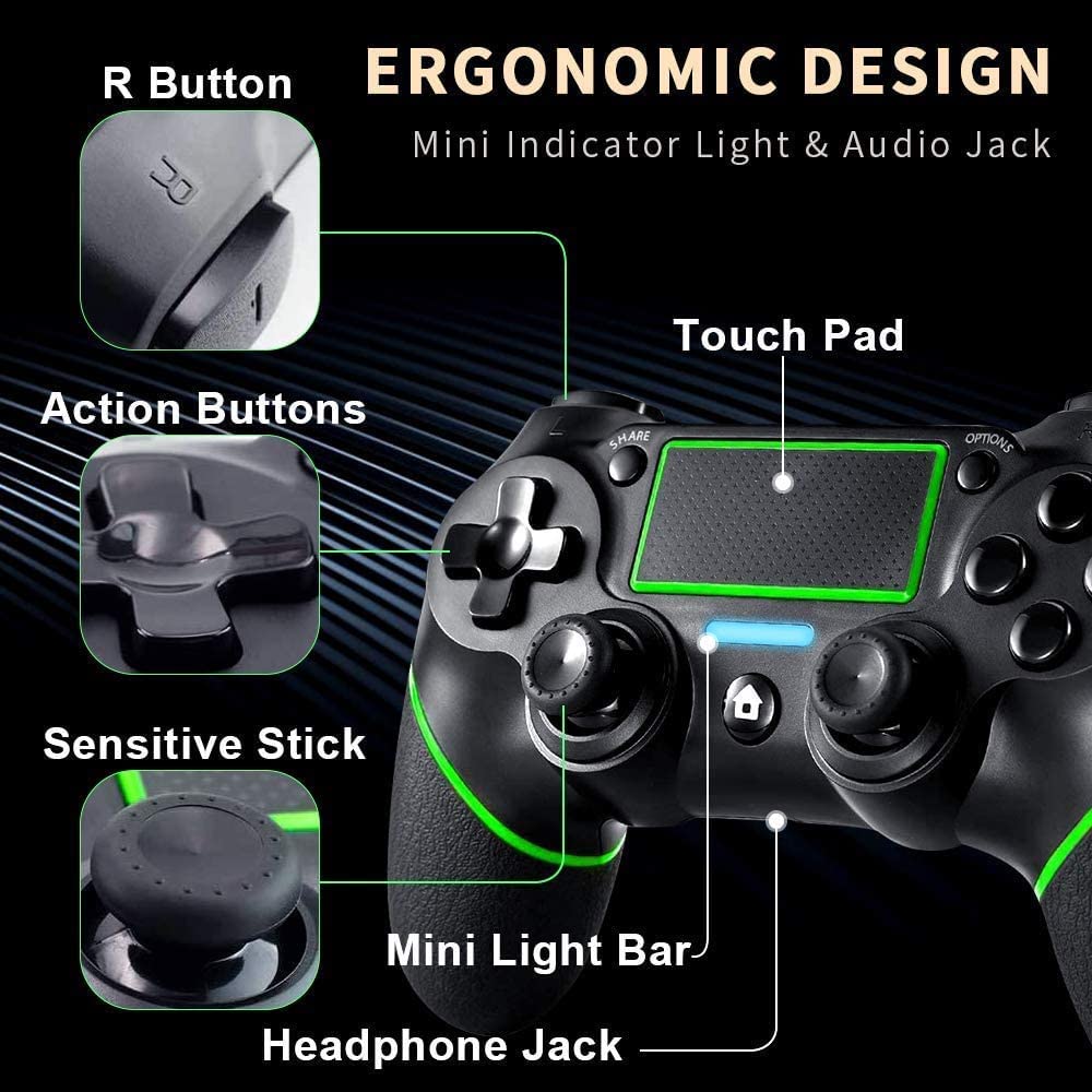 Snapklik.com : Rzzhgzq Game Controller Wireless Controller For PS4/Pro ...