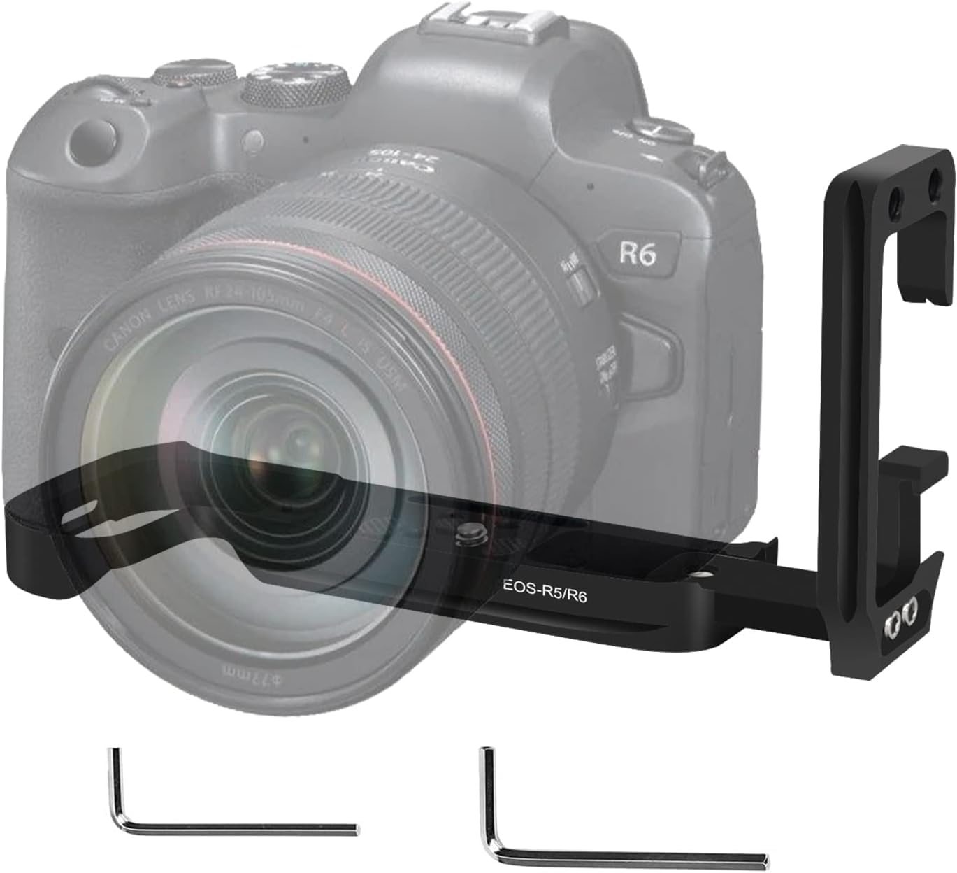 Buy Power Smart L-Bracket for Canon EOS R5 R6 L Plate Hand Grip, EOS R5 ...