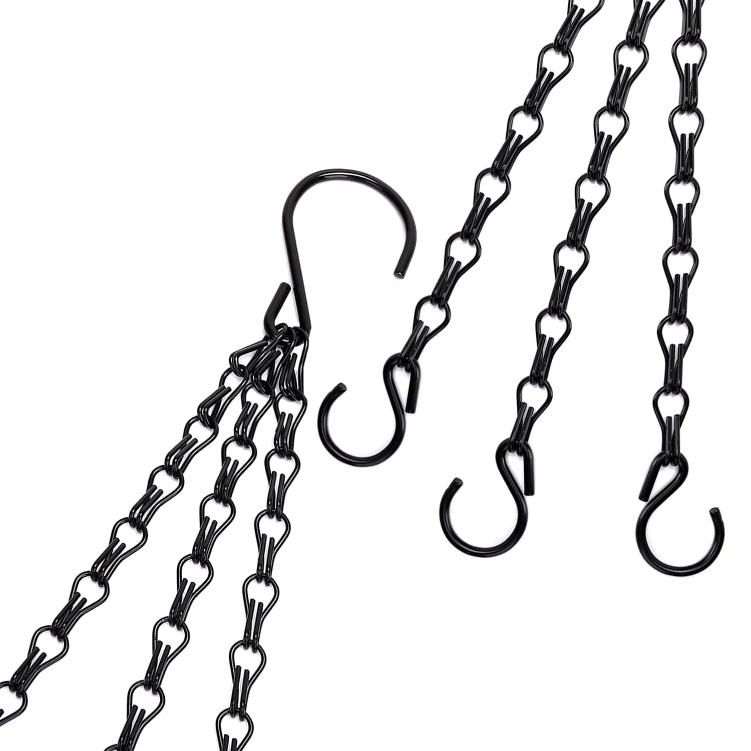 Snapklik.com : Heybe 20 Inch Hanging Basket Chain, 3 Point Hanging Chains