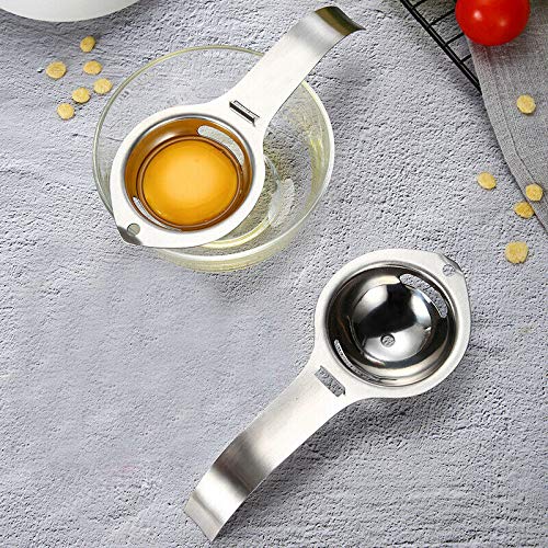 BIG BOOM® Egg Separator Stainless Steel Egg Yoke Separator Yolk White ...