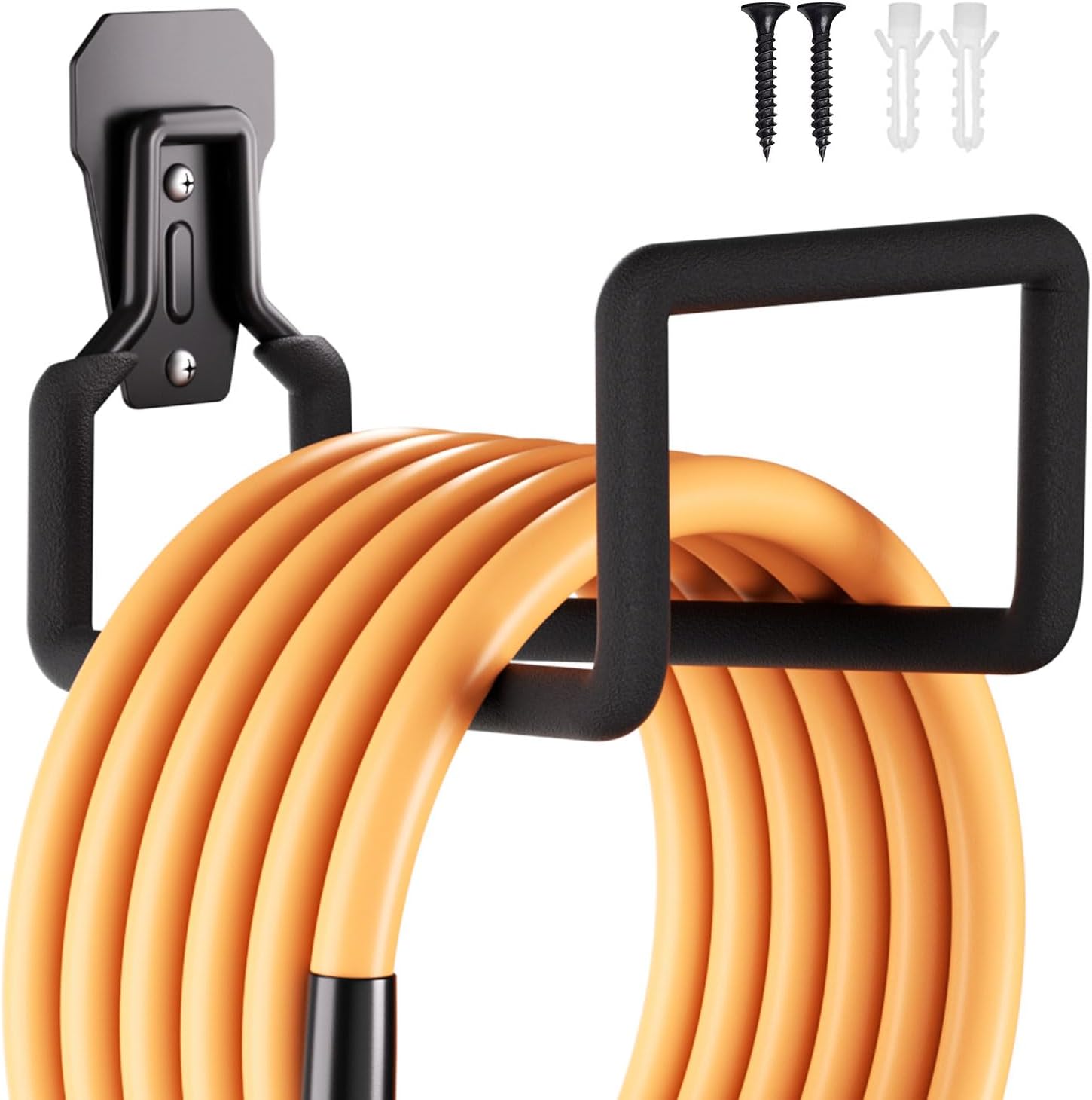 Amazon.com: Jantens Hose Holder, Heavy Duty Steel Hose Hanger Wall ...