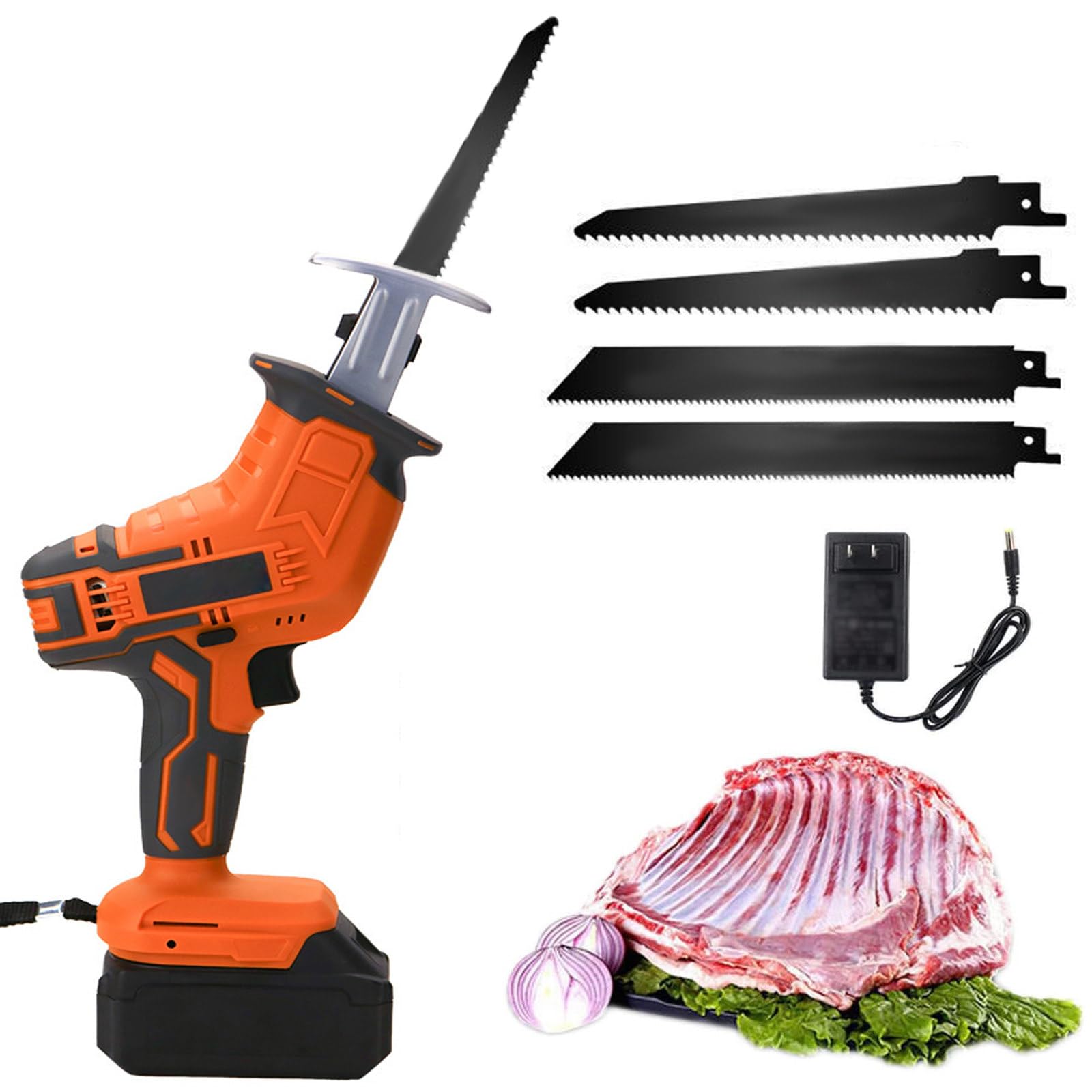 Cordless Bone Saw Machine, Cordless Reciprocating Saw, Butcher Cutting ...