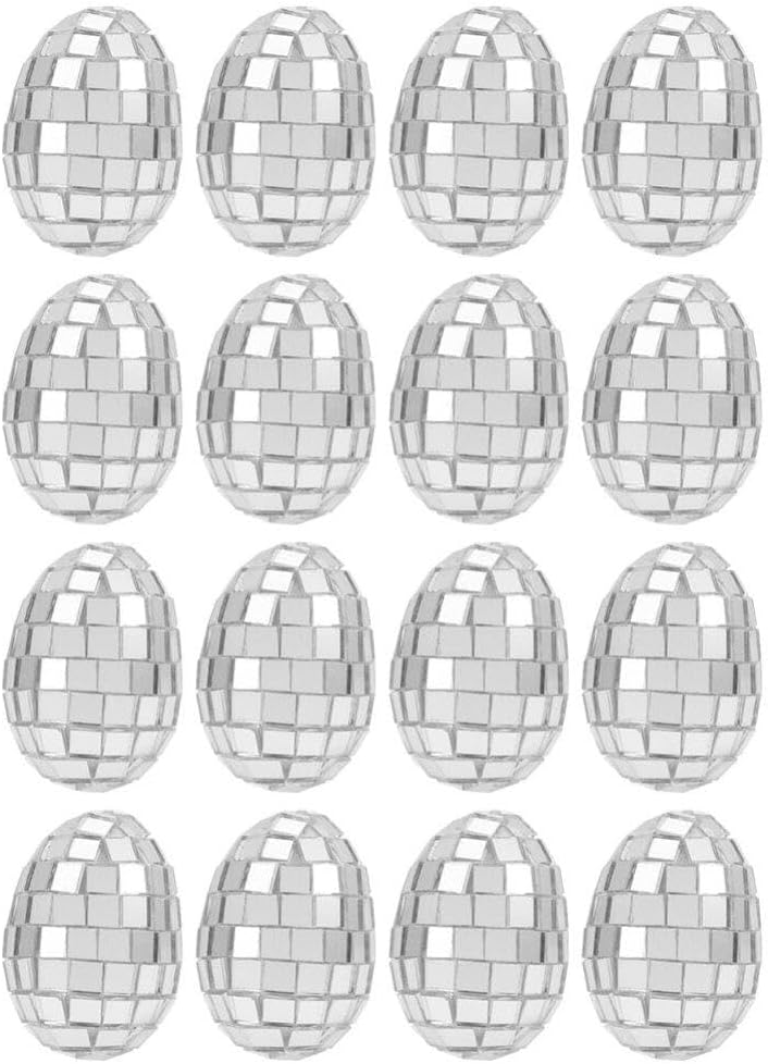 Amazon.com: MAGICLULU 16Pcs Mirrored Easter Eggs Fillable Shiny Plastic ...