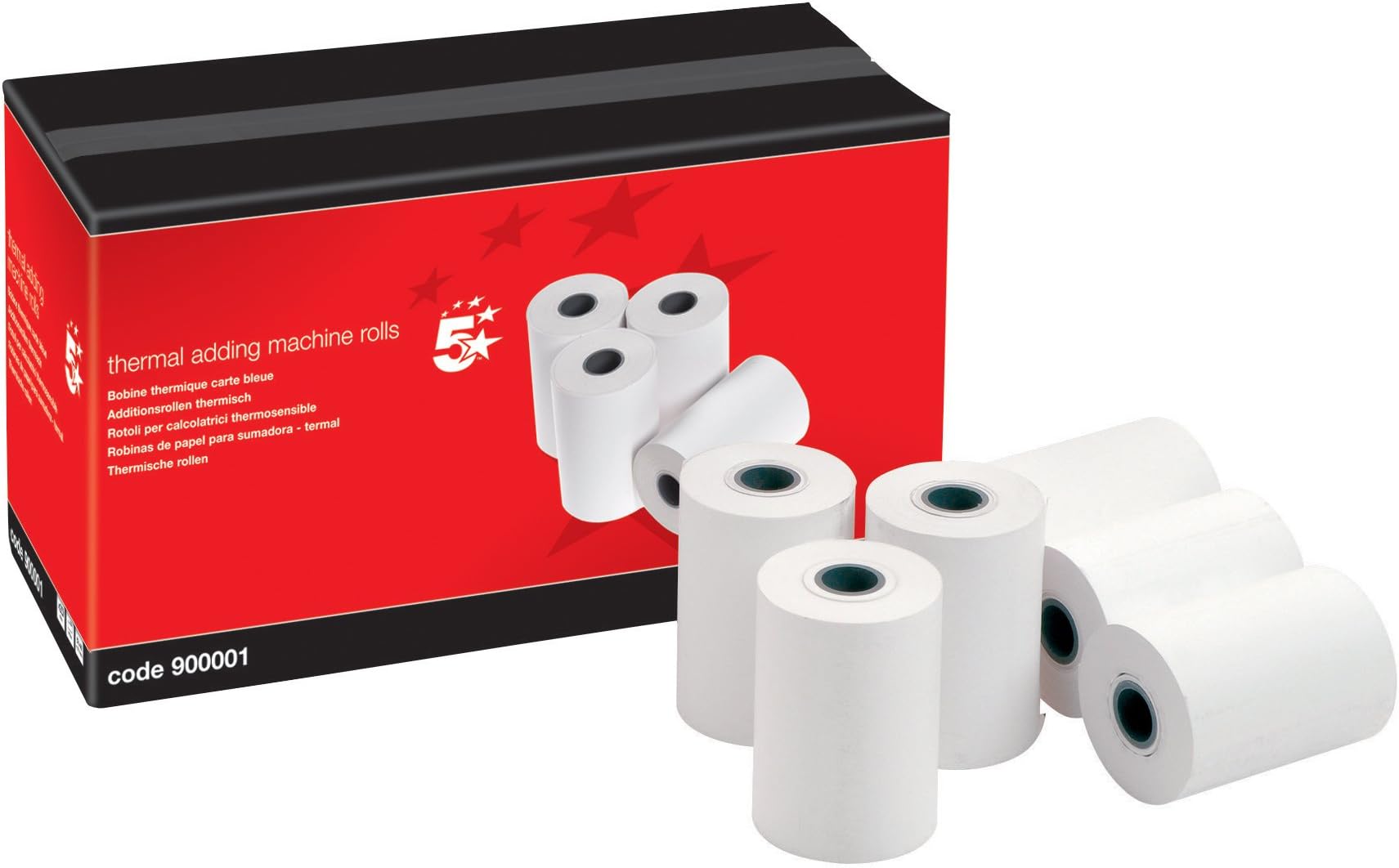 Amazon.com: 5 Star Thermal Printer Rolls for Printing Calculator ...
