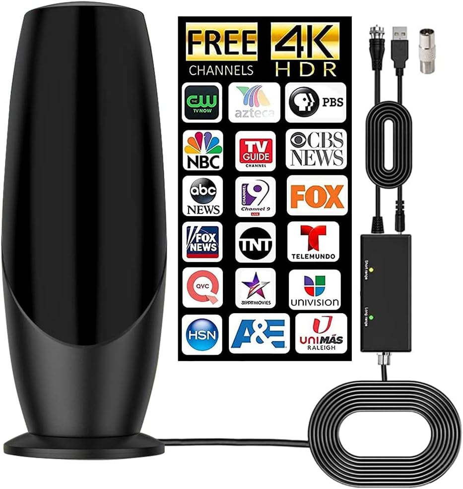 Amazon.com: GE Flat Panel Indoor HD Digital TV Antenna, Long Range ...