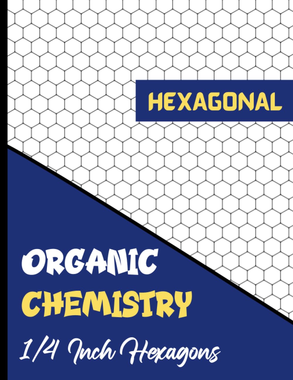 Hexagonal Graph Paper 1/4 Inch Hexagons Notebook: Gray Hexagon Grid ...