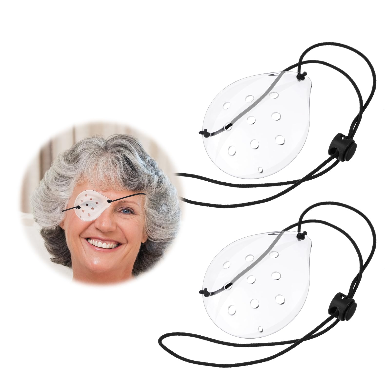 Amazon.com: YUXIANLB 2Pcs Plastic Eye Shield, Breathable and ...