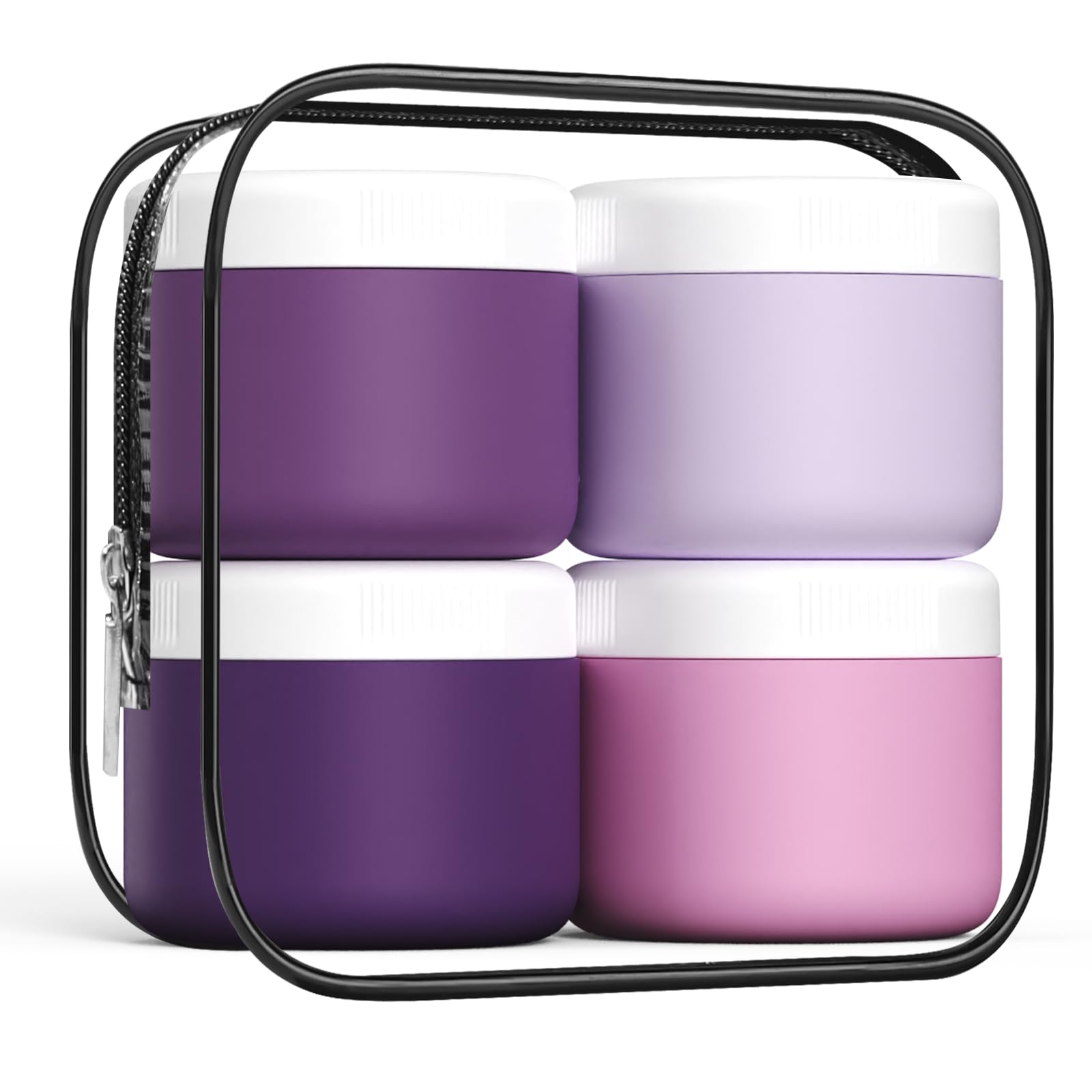 Amazon.com: Kuangre Travel Containers for Toiletries, Silicone Cream ...