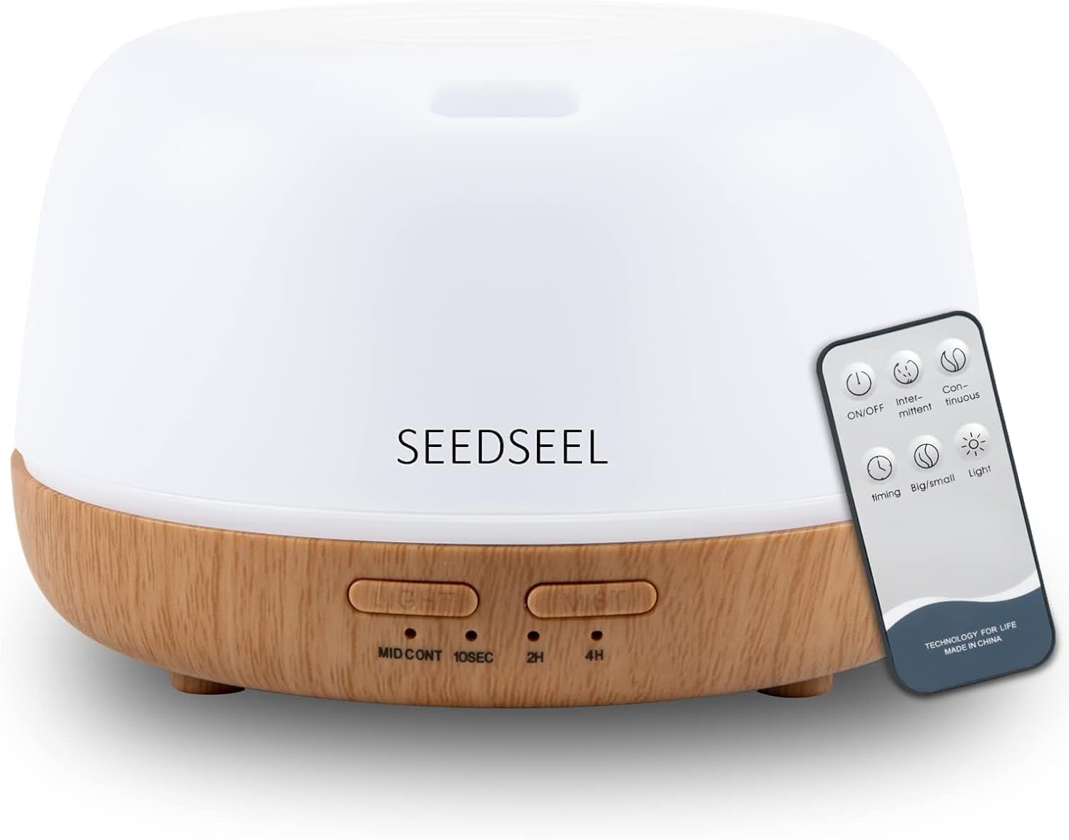 Amazon.com: SEEDSEEL 300ML Essential Oil Diffuser with 7-Color LED ...