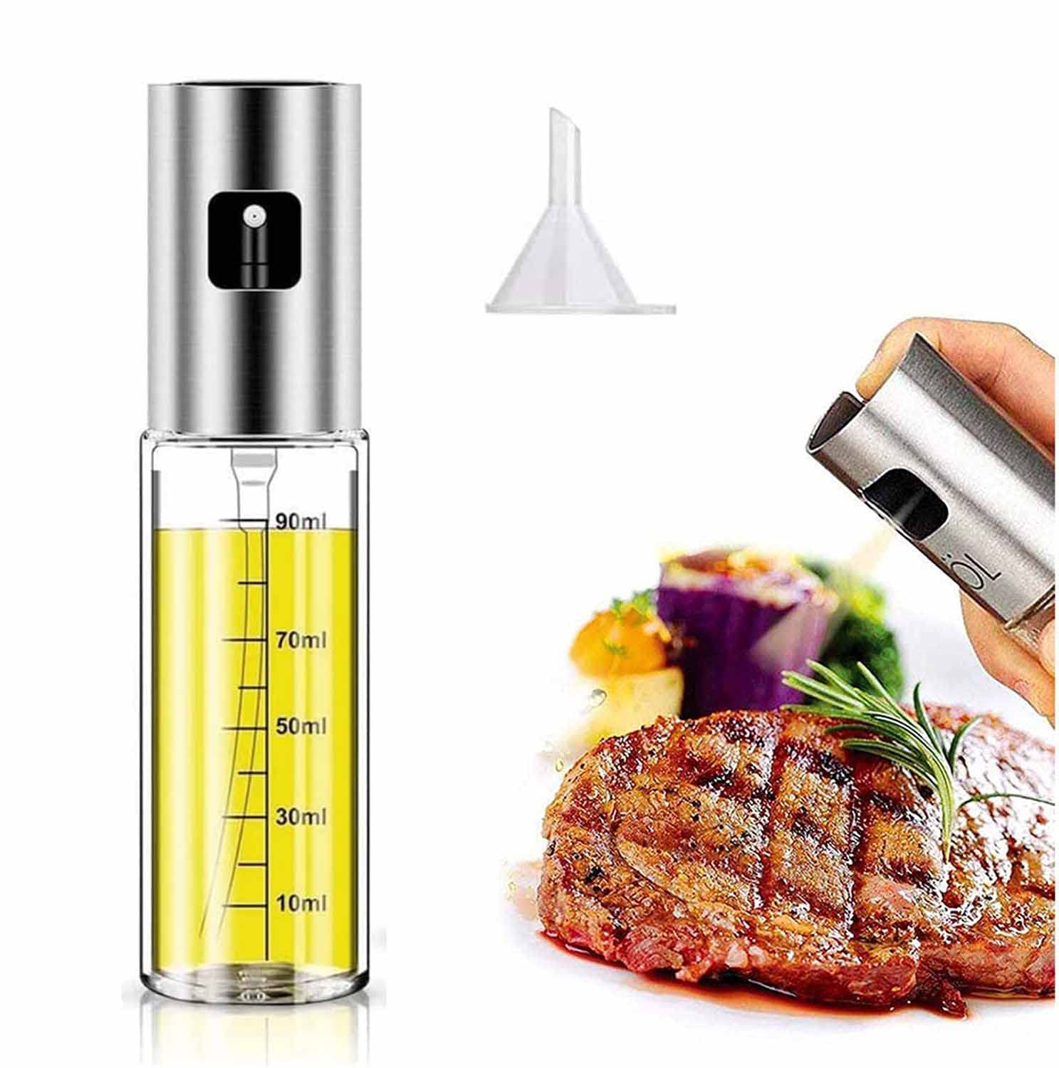 100ml Oil Sprayer Oil Spray Bottle Oil Vinegar Sprayer Dispenser ...