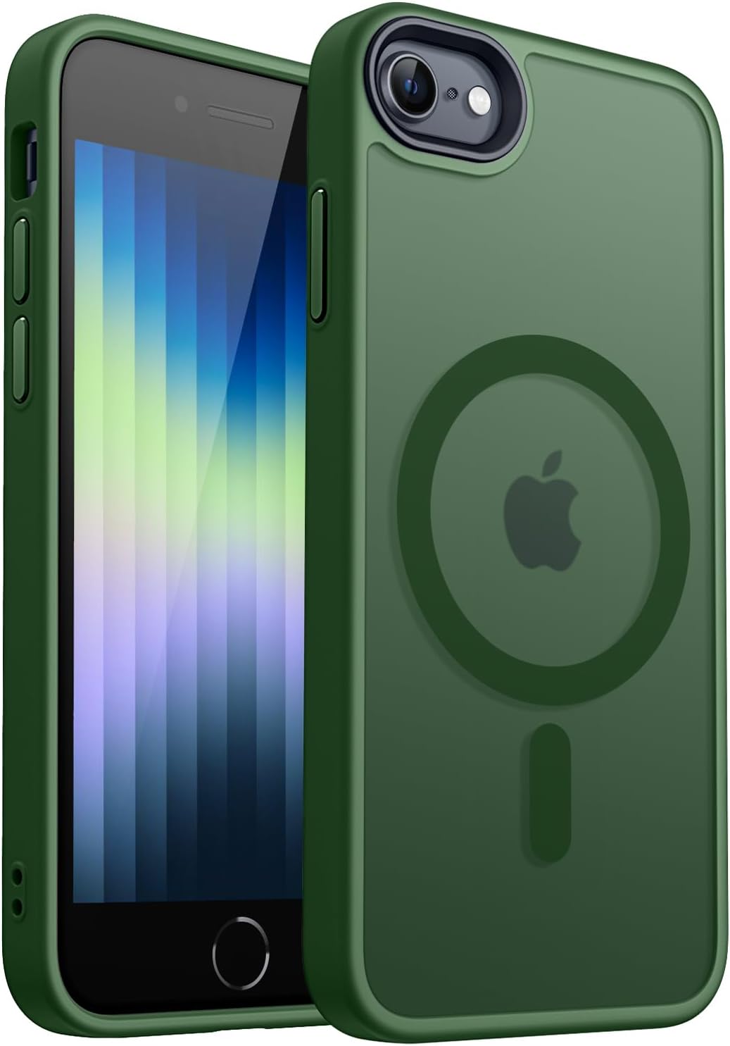 Amazon.com: CANSHN Magnetic Case for iPhone SE 2022/iPhone SE 2020 ...