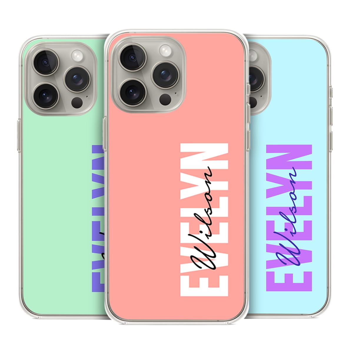 Amazon.com: SANDJEST Custom Name Initial Case Personalized Large ...
