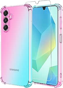 Amazon.com: Osophter for Galaxy A16 5G Case: Women Girls with Screen Protector Reinforced ...