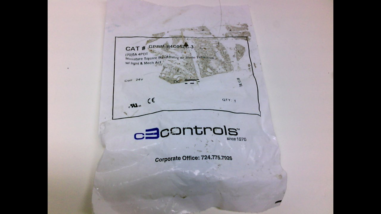 Amazon.com: C3 CONTROLS GPRM-B4C05ZC-3 Plug-in, 5 AMP, 4PDT, Relay ...