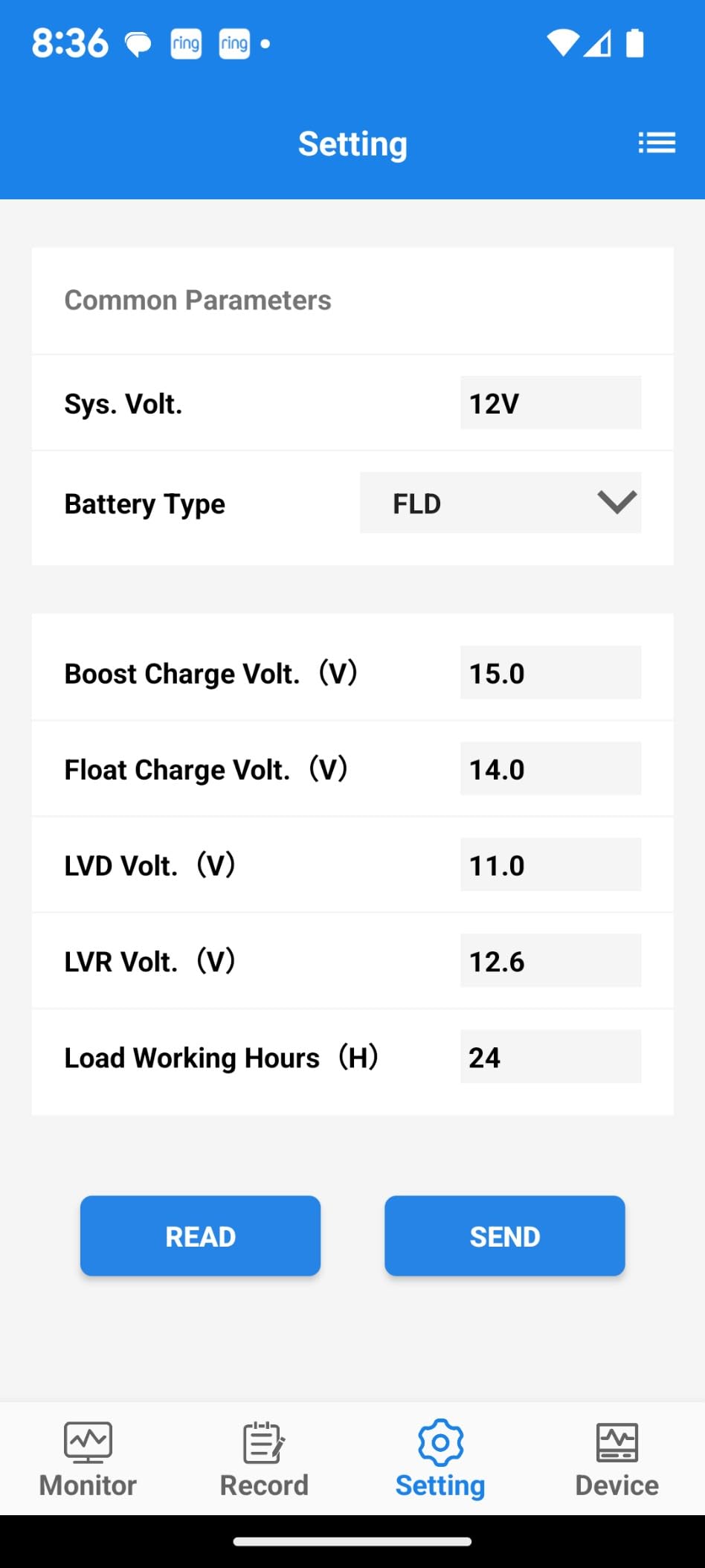 $11/mo - Finance Beleeb MPPT Bluetooth Solar Charge Controller 12V 10 ...