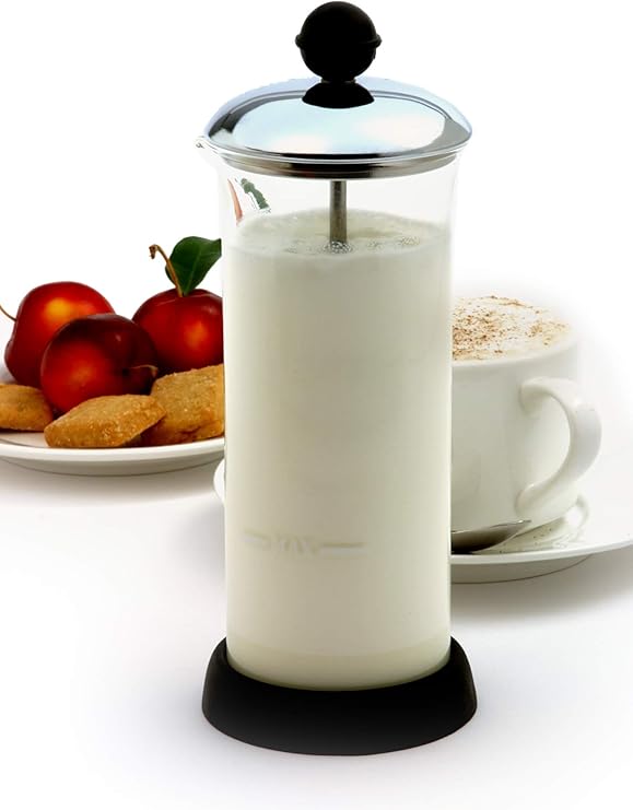 Amazon.com: Norpro Glass Froth Master, 2 cups, Black : Home & Kitchen