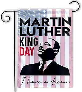 Amazon.com : (12"x18") Martin Luther King Jr Garden Flag I Have A Dream ...
