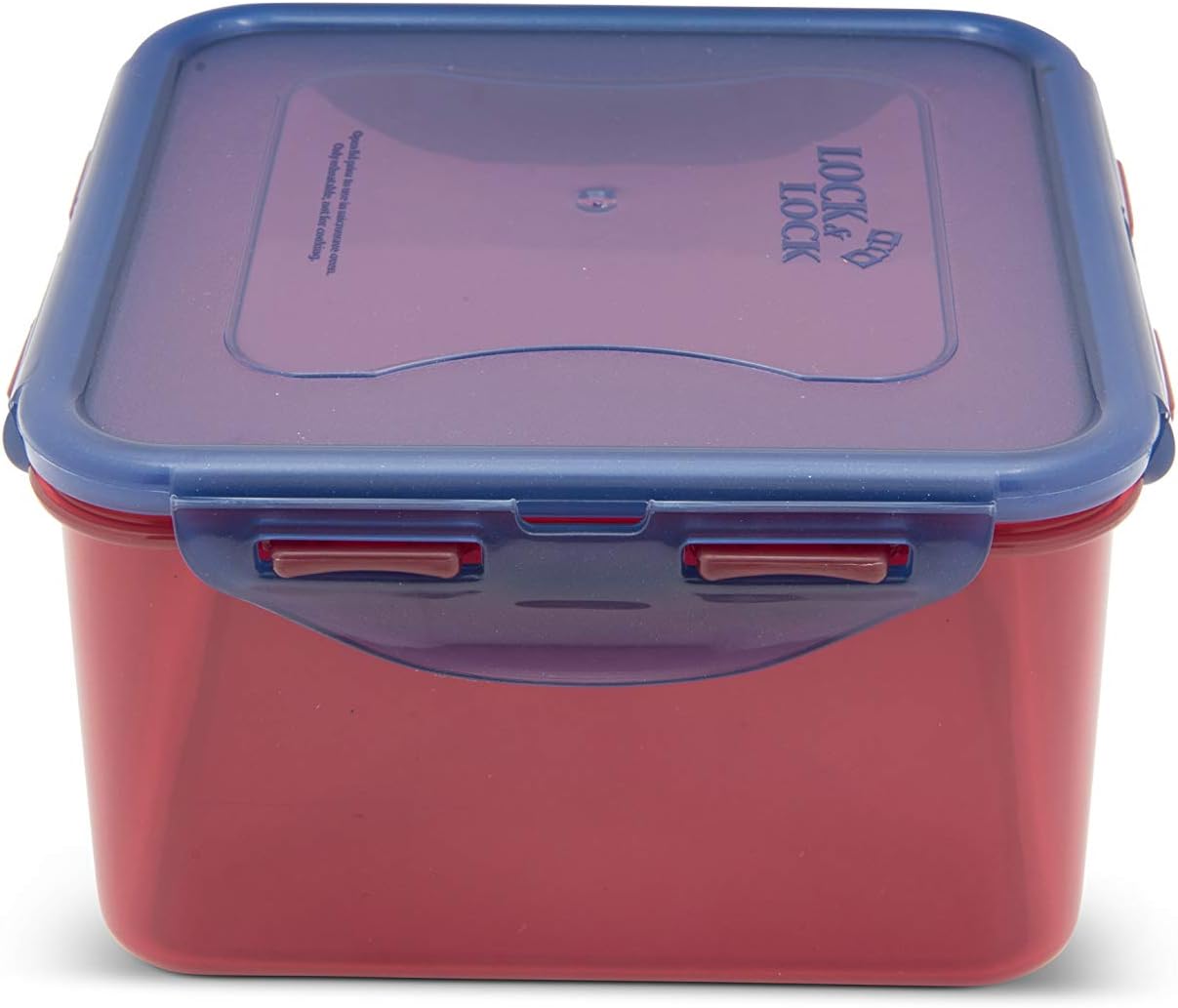 LocknLock Eco Food Containers with Lids - Square 1.2Ltr (15.5 x 15.5 x ...