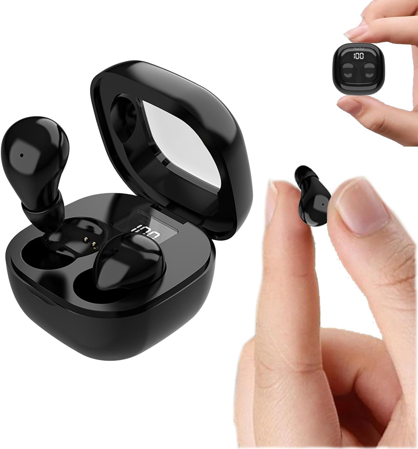 Wireless Smallest Invisible Earbuds For Sleep Ultra Small Hidden ...