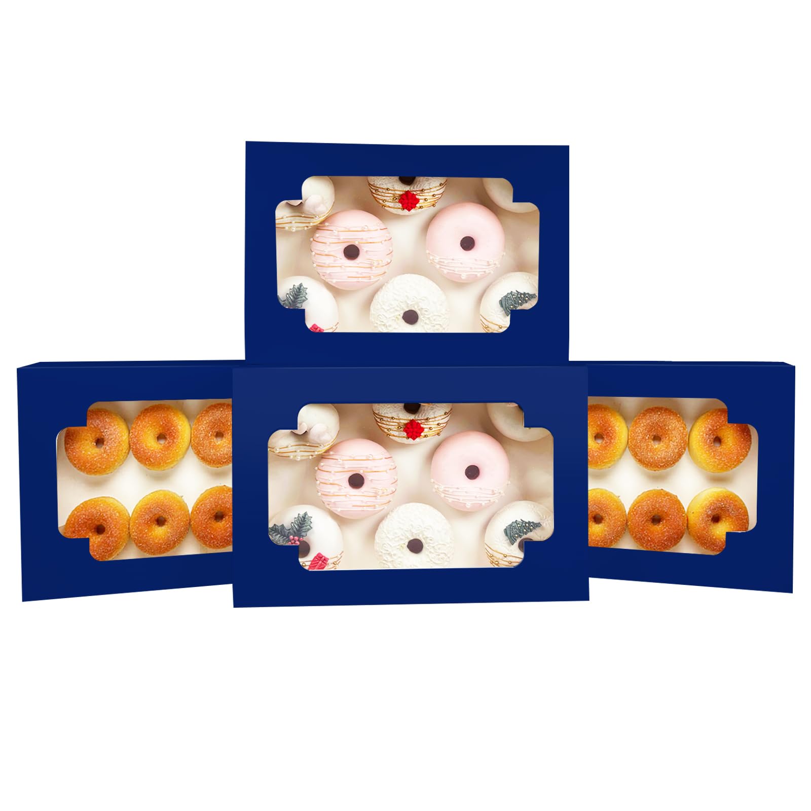 Amazon.com: qiqee Auto-pop up Deep Blue Cookie Box with Window 12x8x2.5 ...