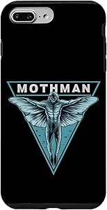 Amazon.com: iPhone 7 Plus/8 Plus Mothman Creature Gothic Cryptid Funny Scary Cryptozoology Case ...
