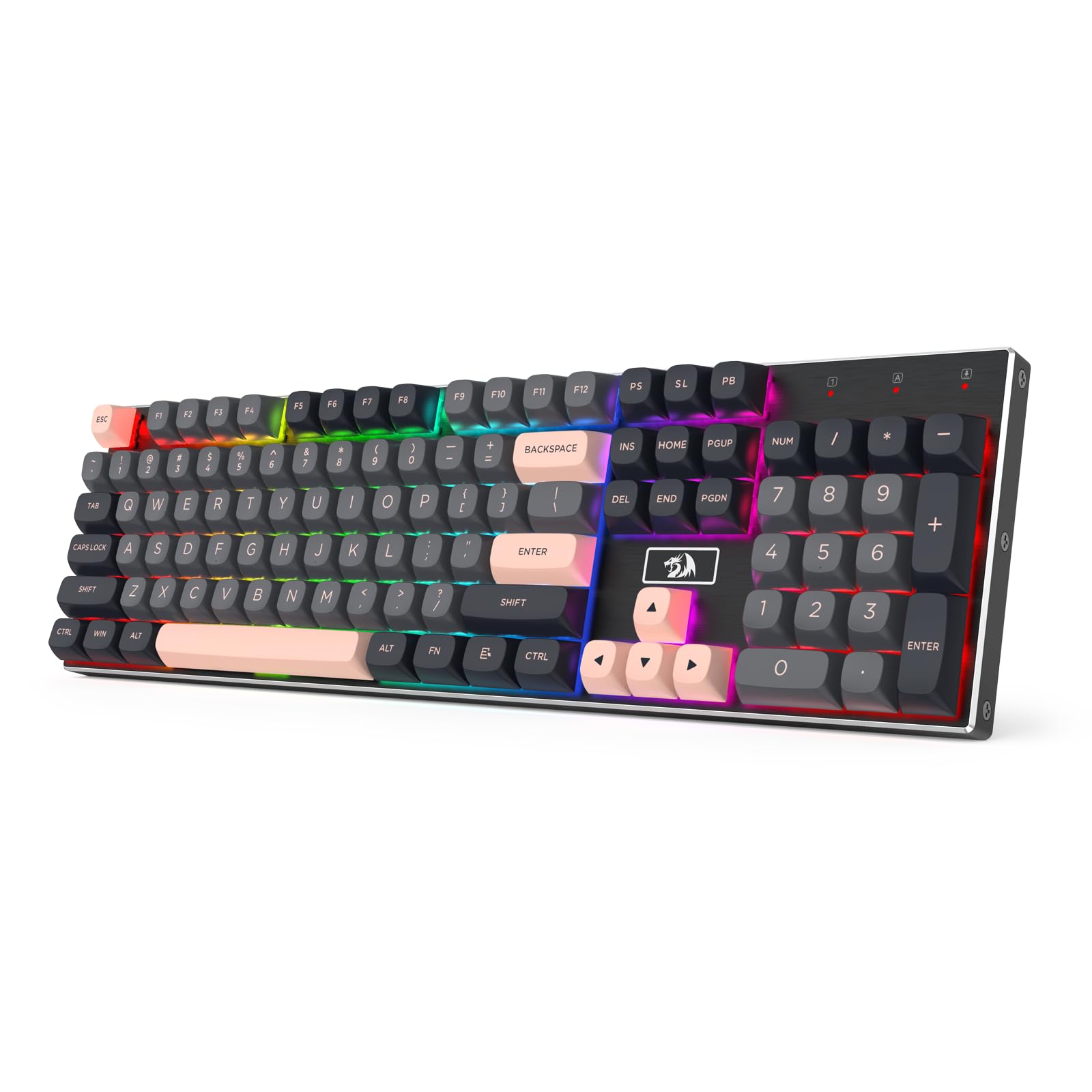 Amazon.com: Redragon K556 SE Wired Gaming Keyboard, 104 Keys Hot-Swap ...