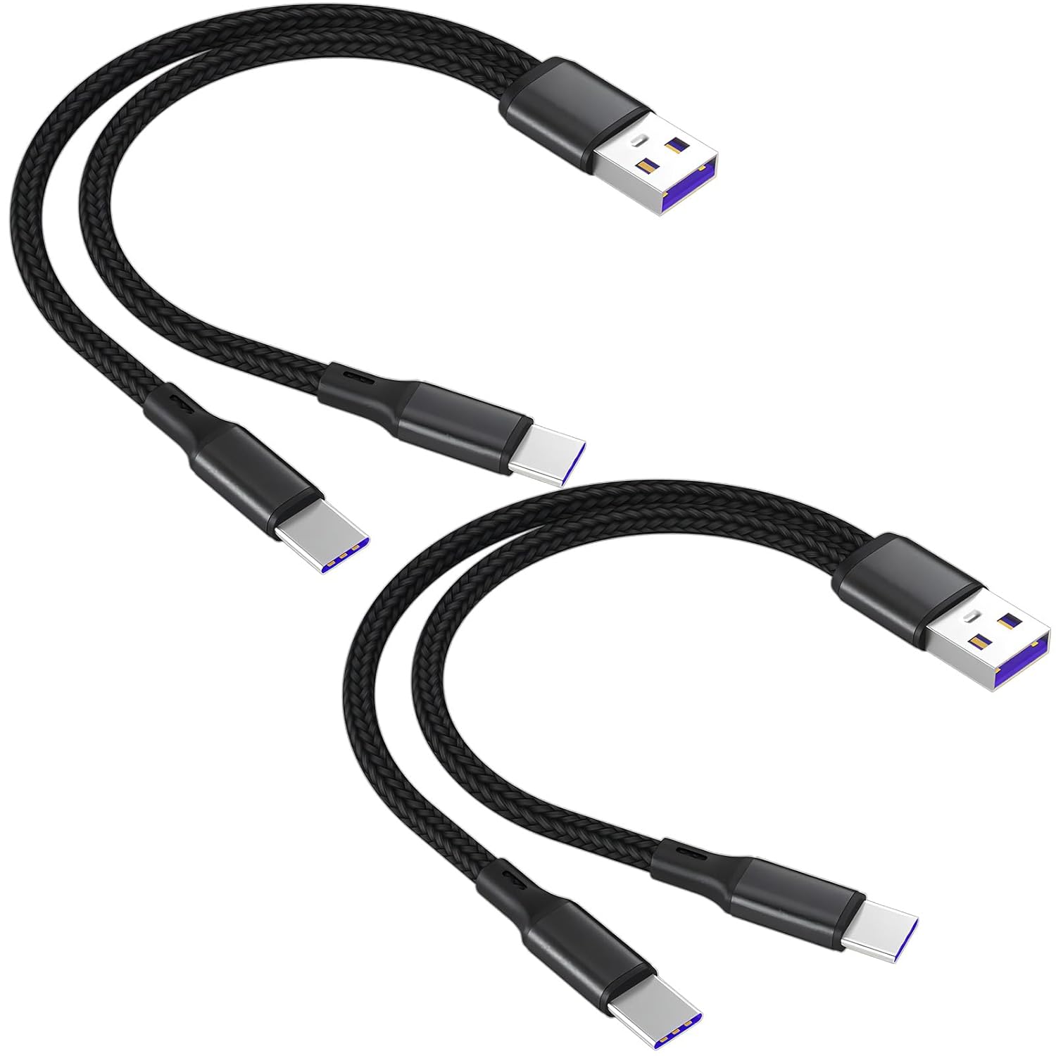 Amazon.com: 0.6FT 2Pack Dual USB C Multi Type C Splitter Cable, 2 in 1 ...