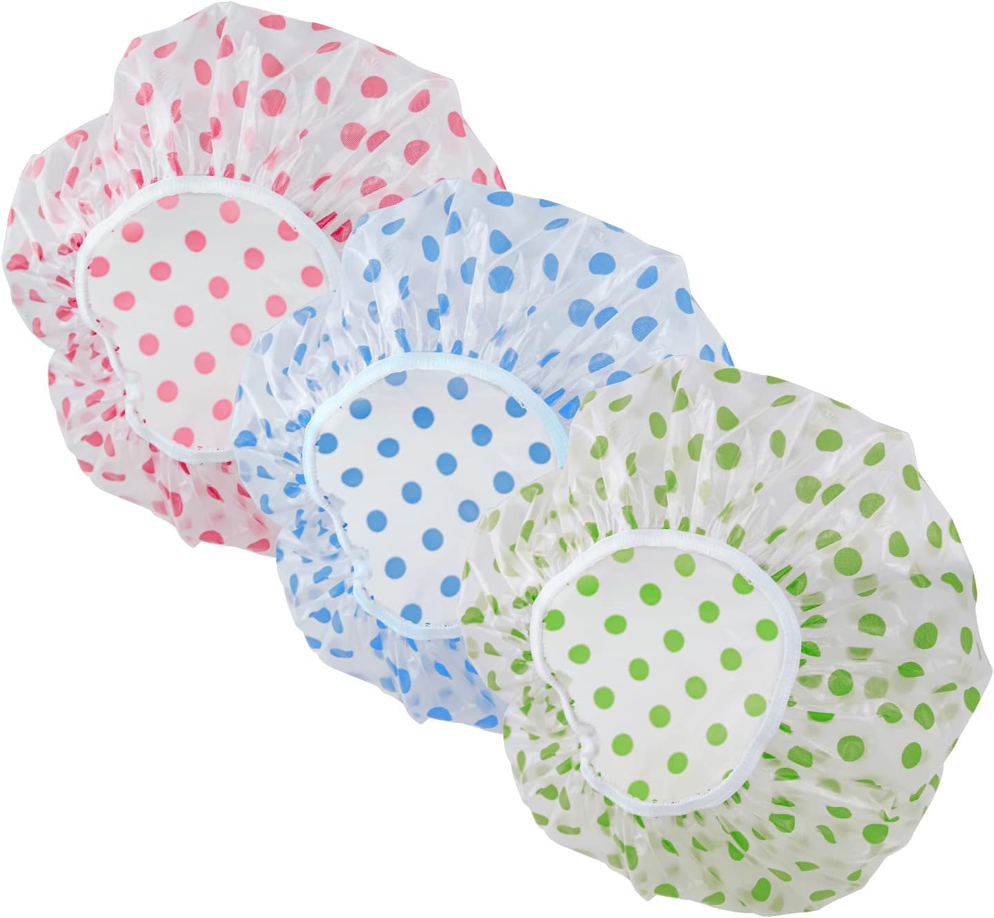 Amazon.com : Zuihug 3PCS Shower Caps - Disposable and Reusable ...