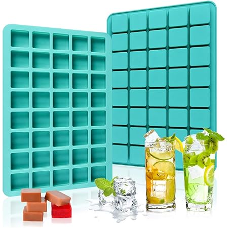 Amazon.com: Square Silicone Candy Molds - Mini Silicone Molds for Hard ...
