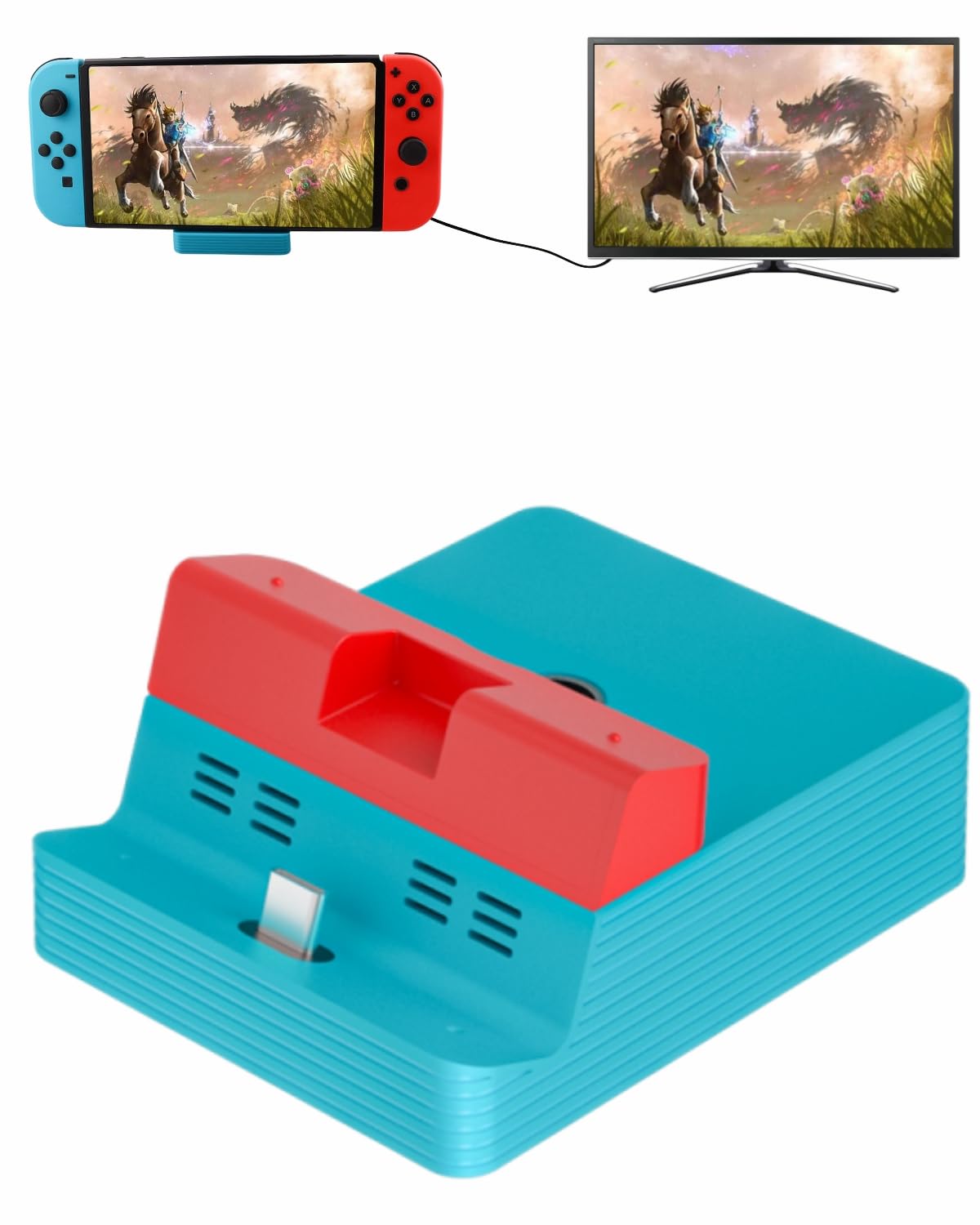 Amazon.com: Docking Station for Nintendo Switch/Switch OLED, 4K HDMI ...