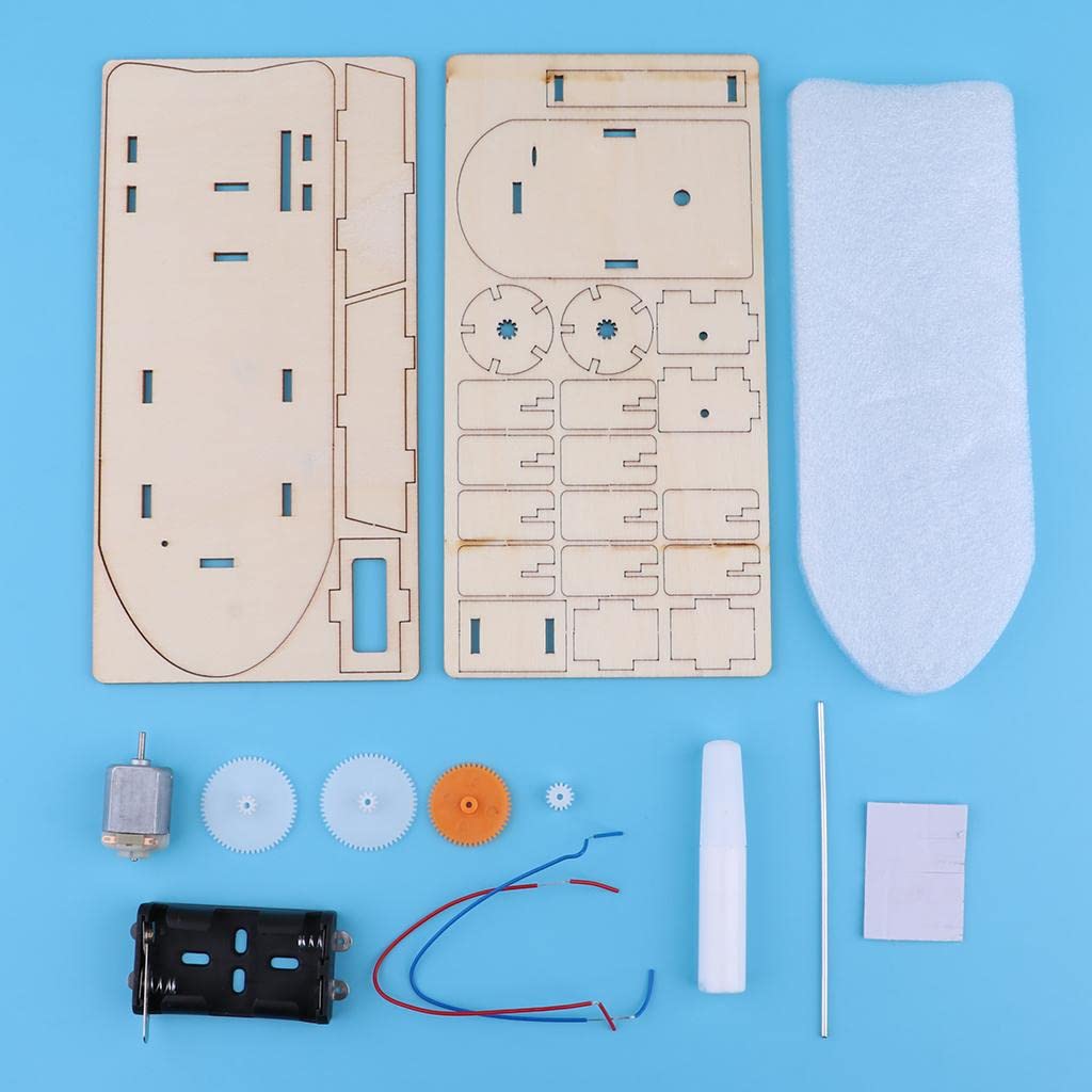 UJEAVETTE® Creative Puzzle DIY Model Handcraft Science Educational Boat ...