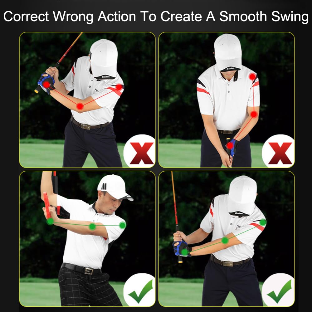Tempsnow Golf Swing Trainer Golf Swing Training Aid Golf Swing Posture ...