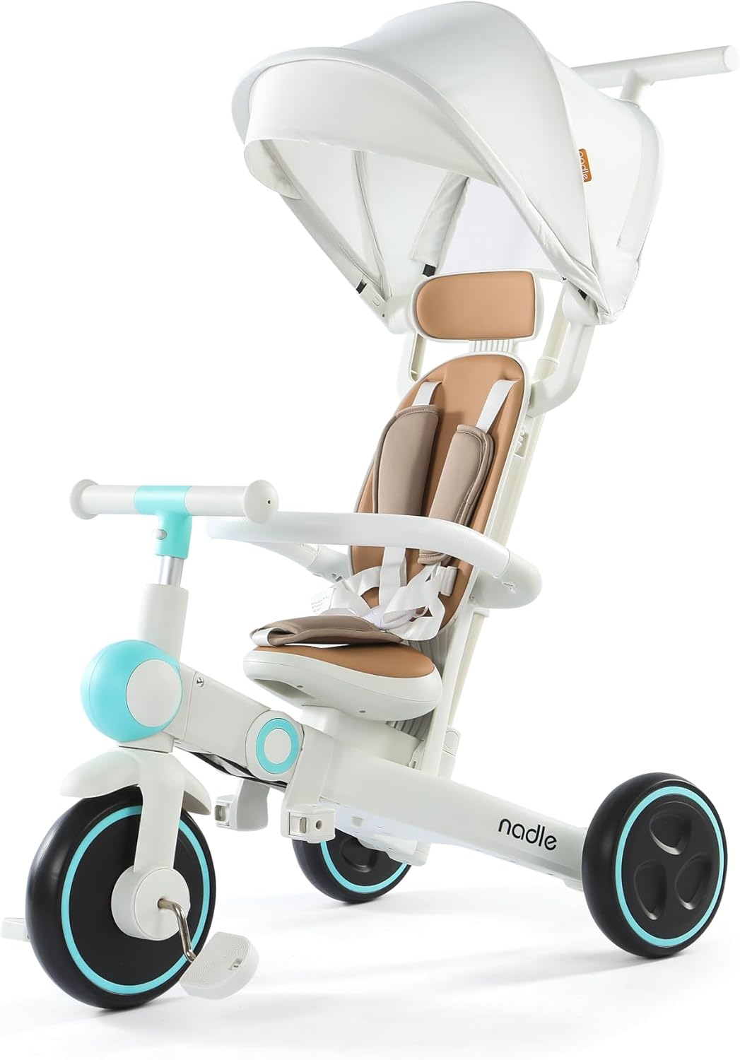 Amazon.com: JMMD Baby Tricycle, 7-in-1 Multifunctional Kids Trike with ...